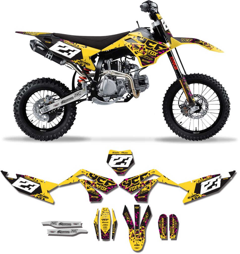 KIT DÉCO Motocross YCF SPARKS MUST – SHIFTER GFX